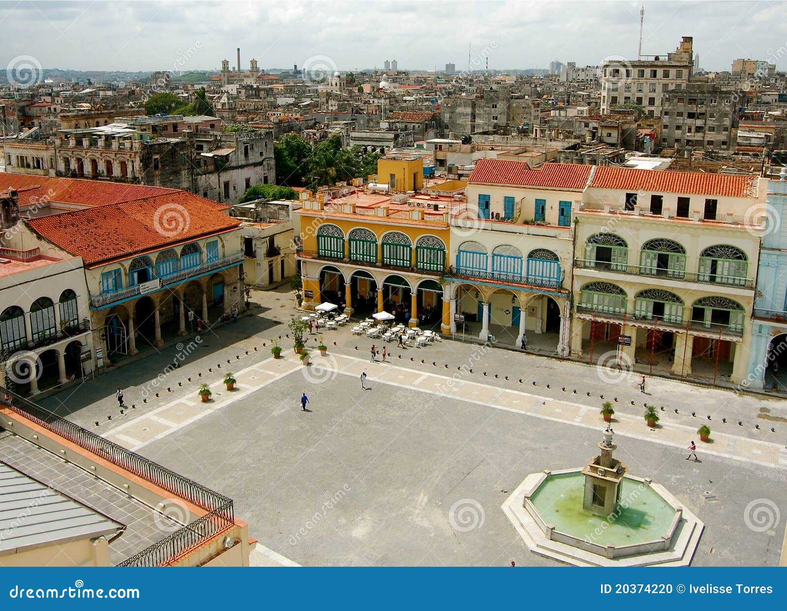 Old Square in Havana stock photo. Image of urban, historic - 20374220