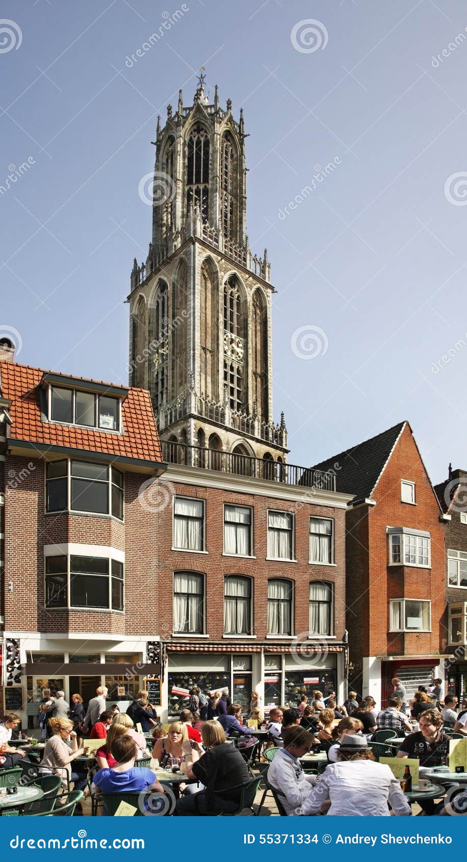 Old Square in Utrecht. Netherlands Editorial Stock Image - Image of ...