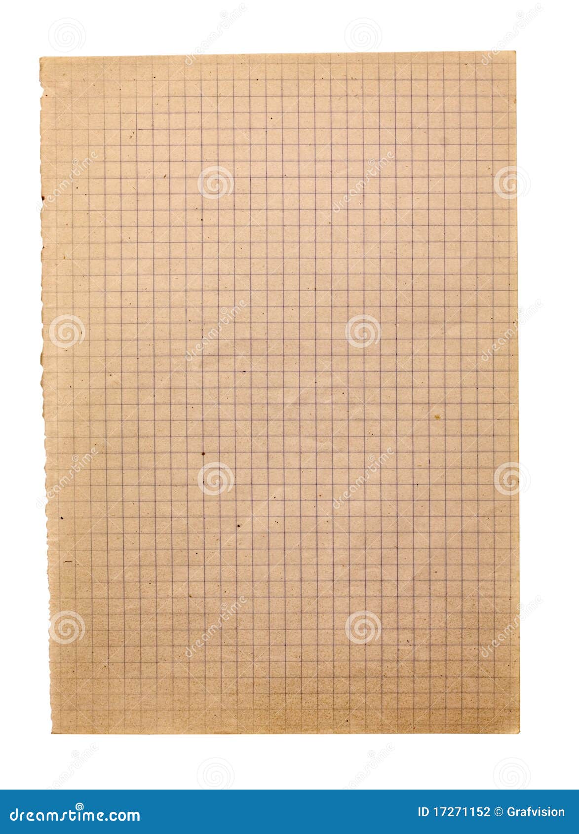 Old squared paper stock photo. Image of damage, crumpled - 17271152