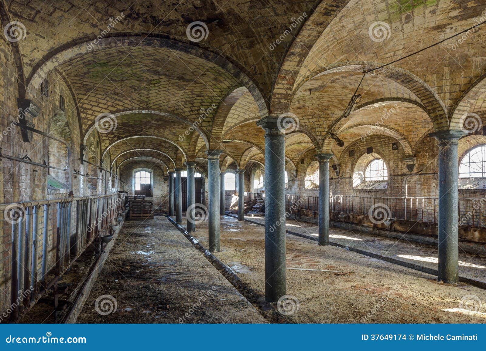 Old Stable stock photo. Image of abandoned, interior - 37649174