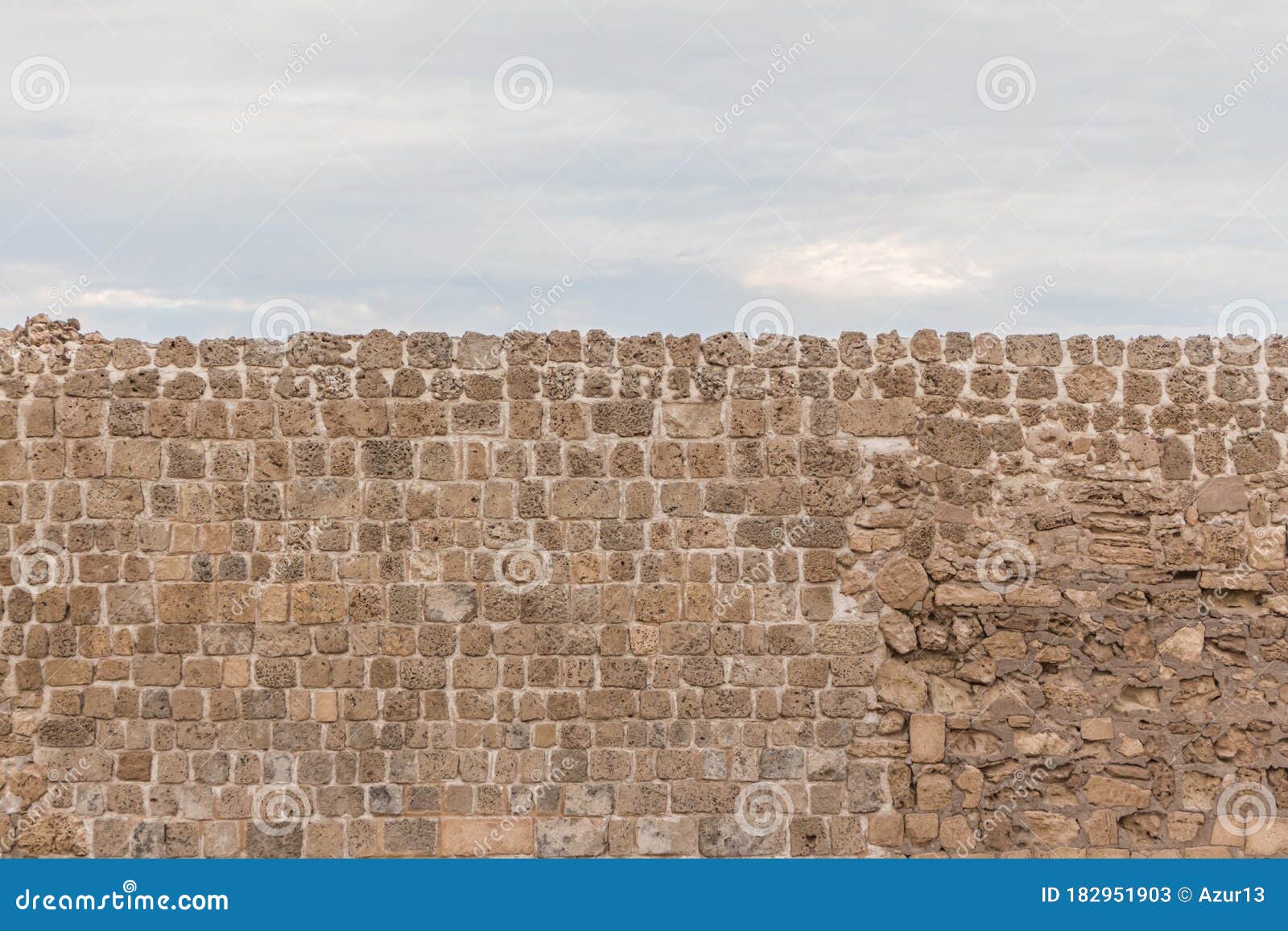 Old Stable Stone Wall With Rows Of Crafted Masonry Stones Royalty-Free ...