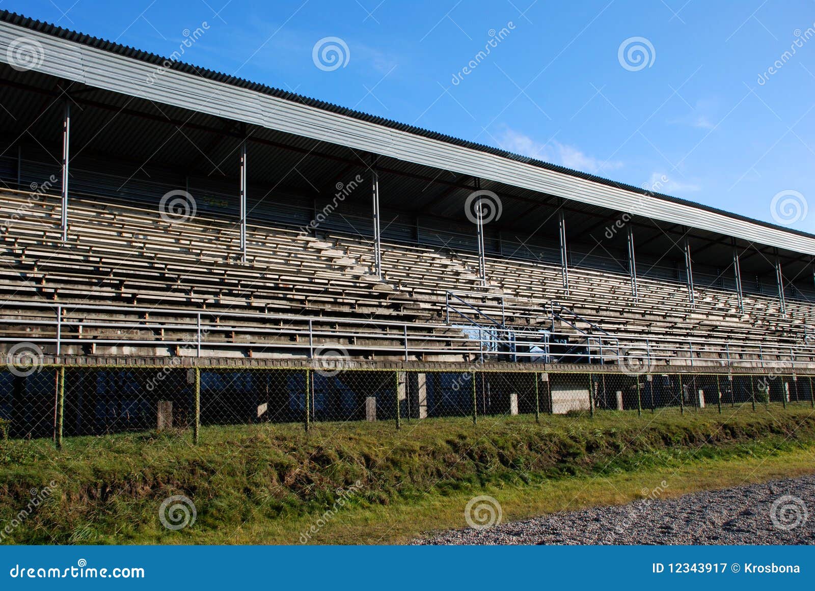 Old Stadium stock image. Image of racing, platform, fence - 12343917
