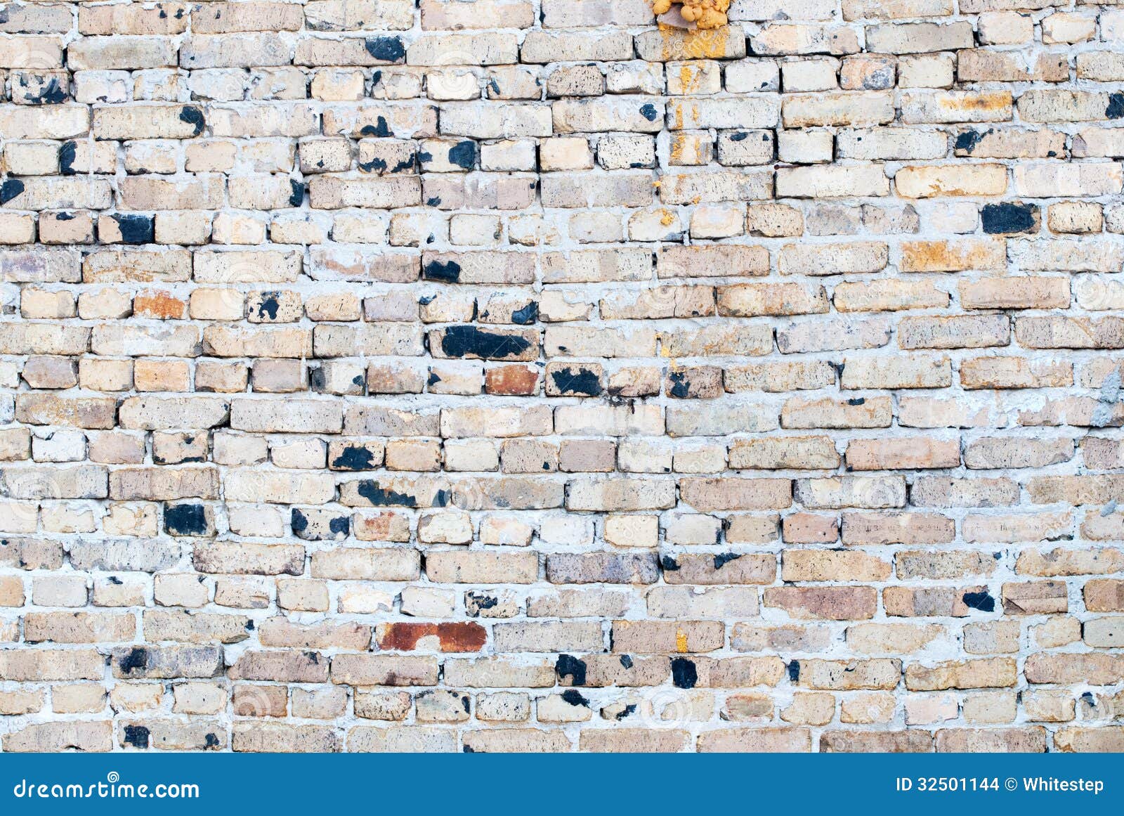 Old Stained Brick Wall, Background Stock Photo - Image of brown, messy ...