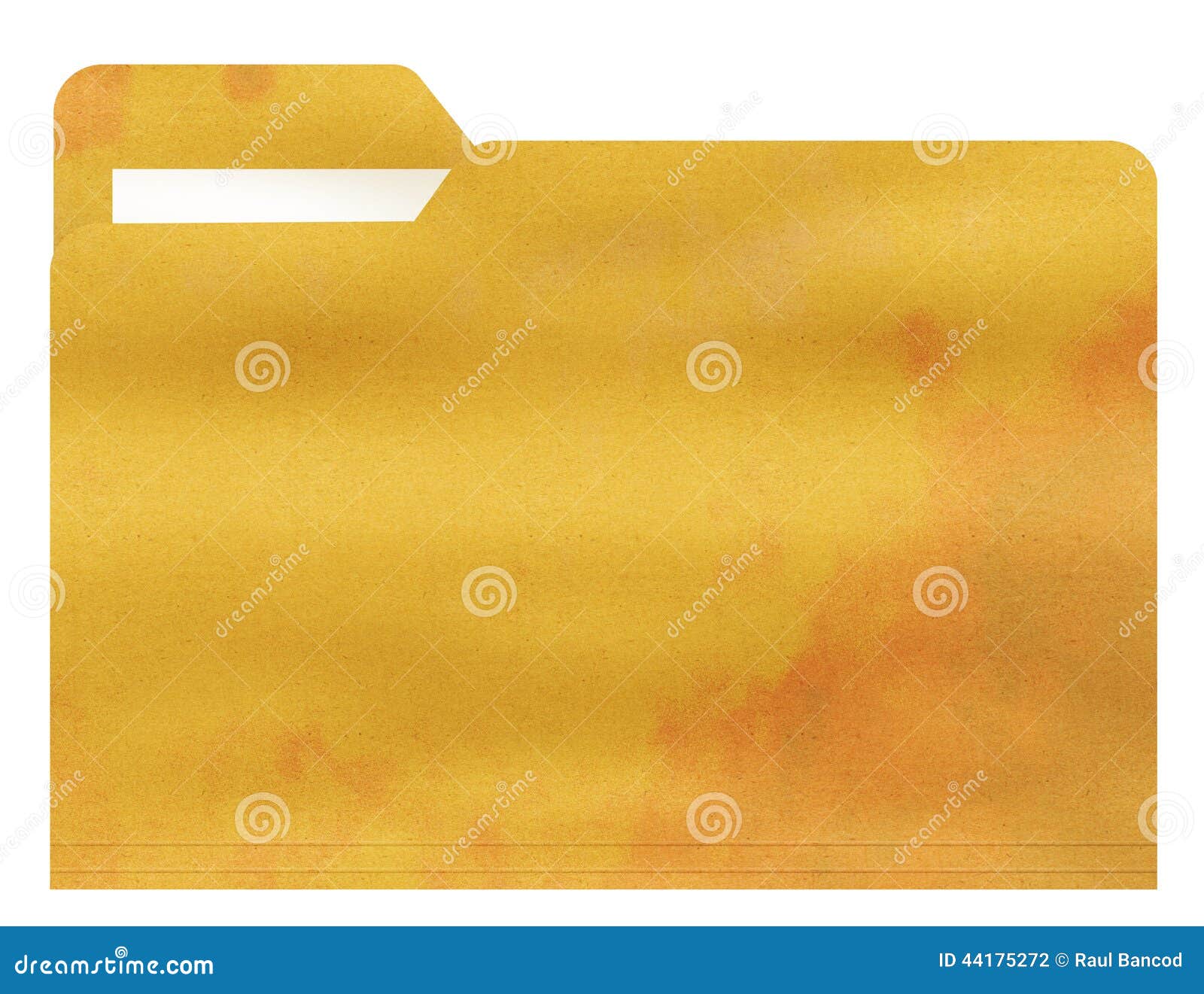 Old and Stained Water-soaked Folder Stock Photo - Illustration of ...