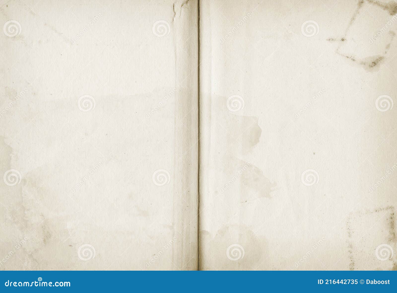 Old Stained Open Book. Background Texture Stock Image - Image of ...