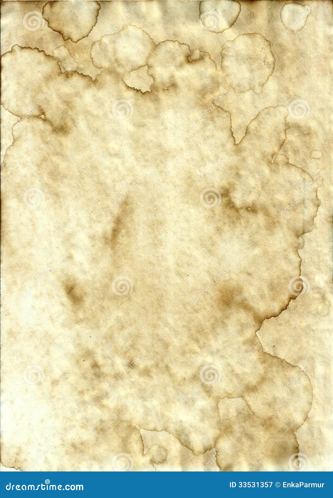 Old stained paper stock image. Image of letter, handmade - 33531357
