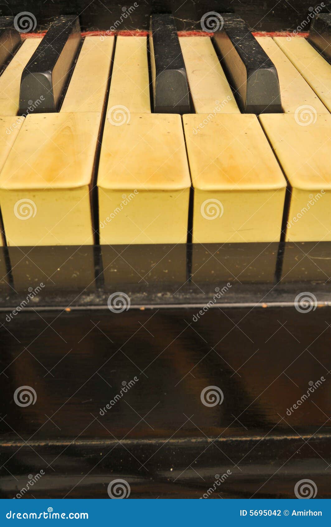 Old stained piano keys stock photo. Image of music, classical - 5695042