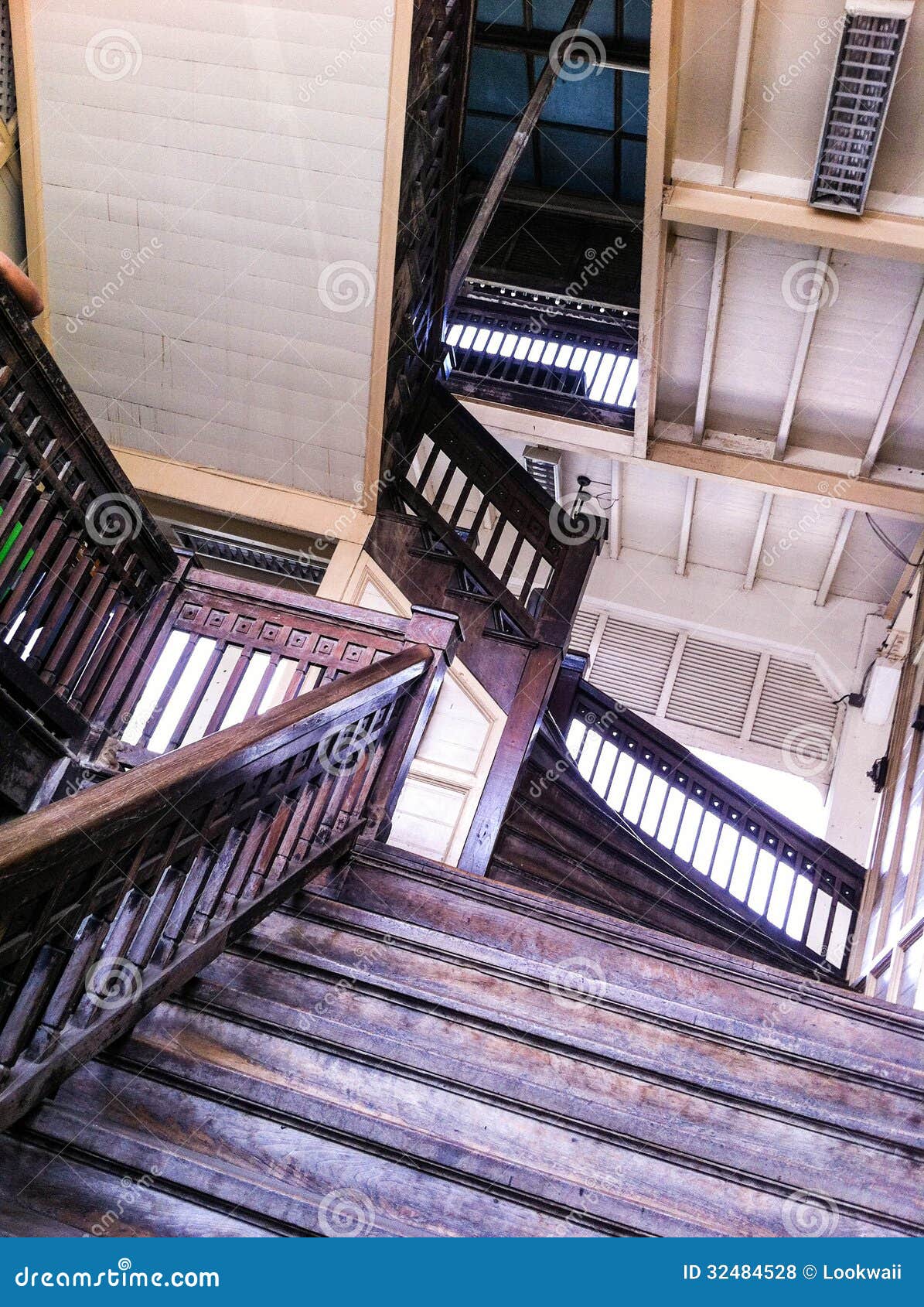 Old stair stock photo. Image of architecture, wooden - 32484528