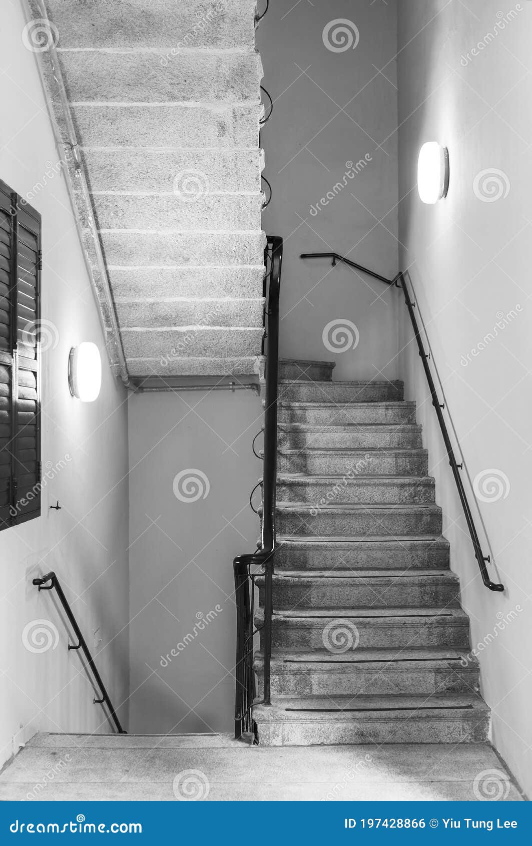 Old Staircase in Classic Building Stock Photo - Image of mansion ...
