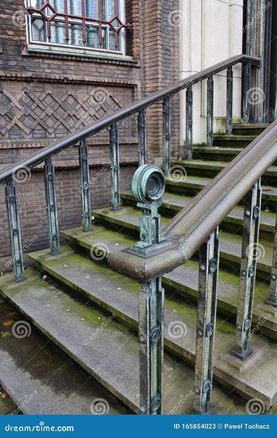 Old Stairs Handrail Rotterdam Stock Image - Image of netherlands ...