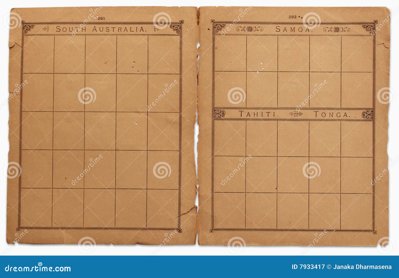 Old stamp book stock image. Image of cancel, discolored - 7933417