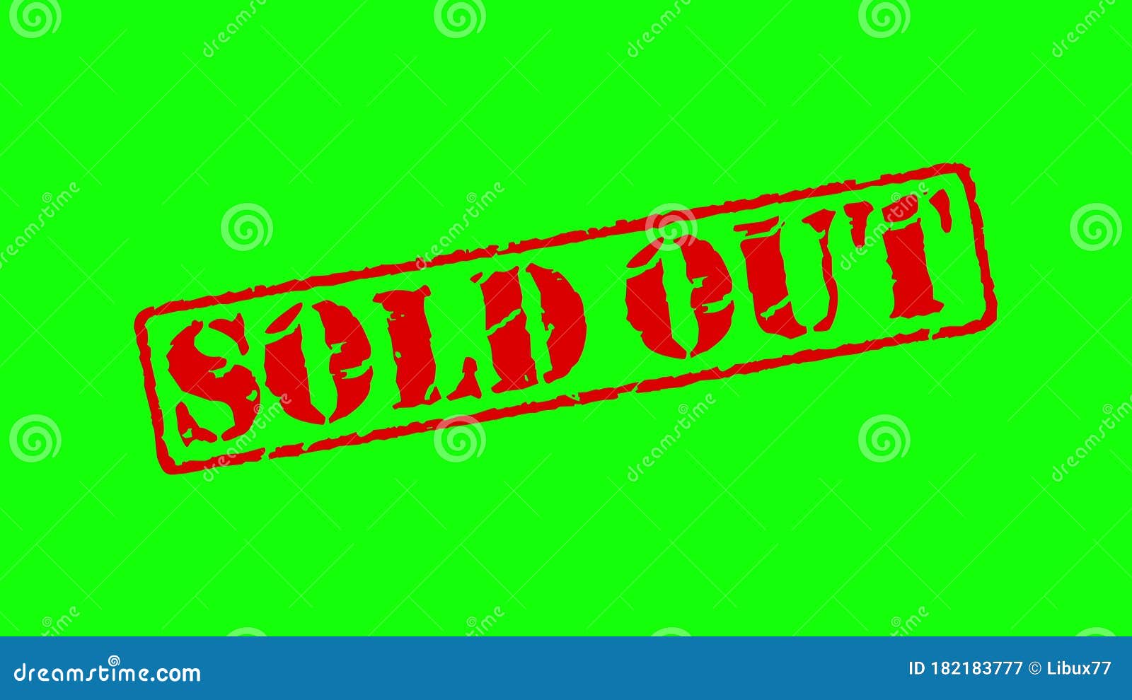 Old Stamp Text Sold Out Animation Green Screen Stock Video - Video of ...