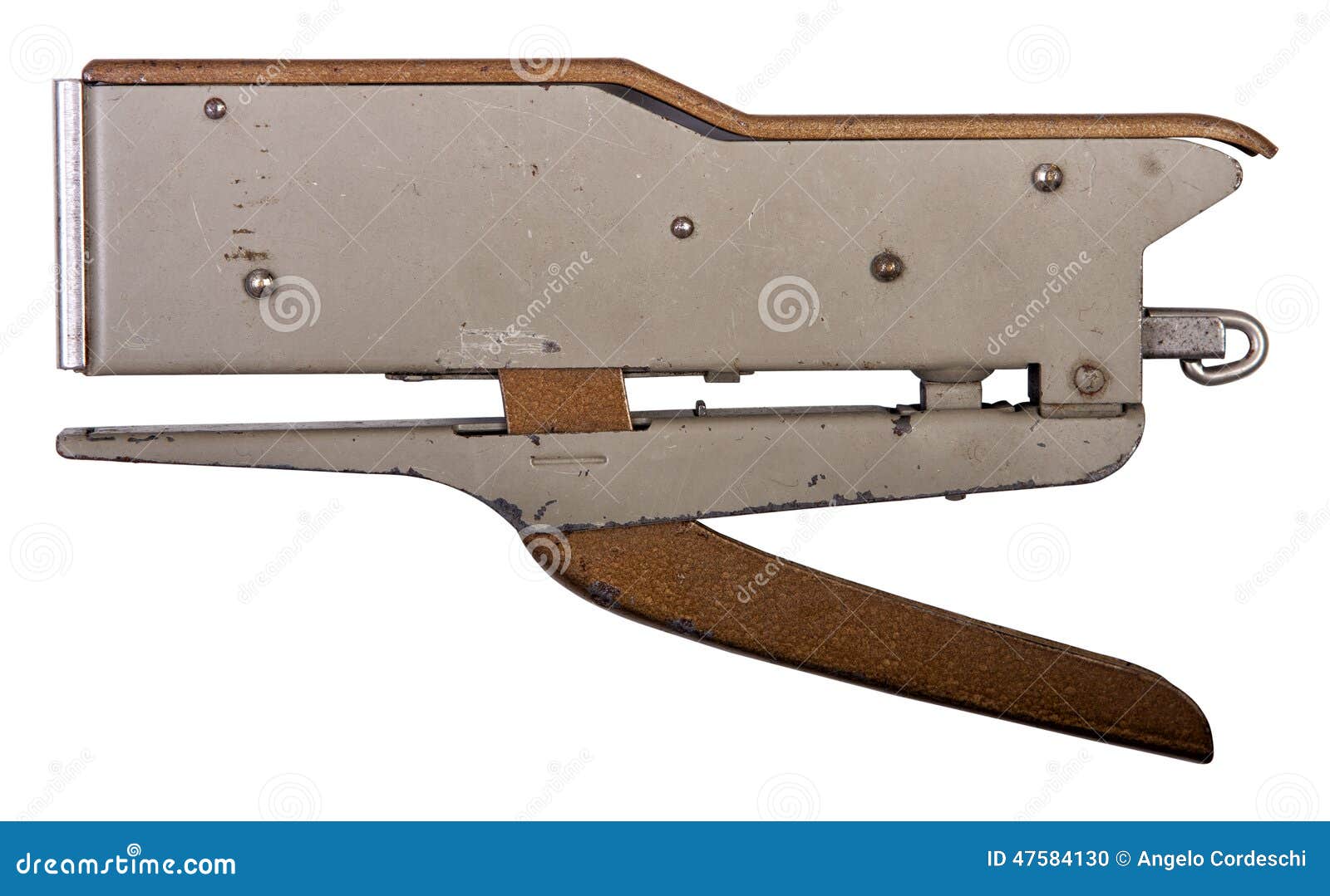 Old Stapler On White Isolated. PNG Available. Stock Photography ...