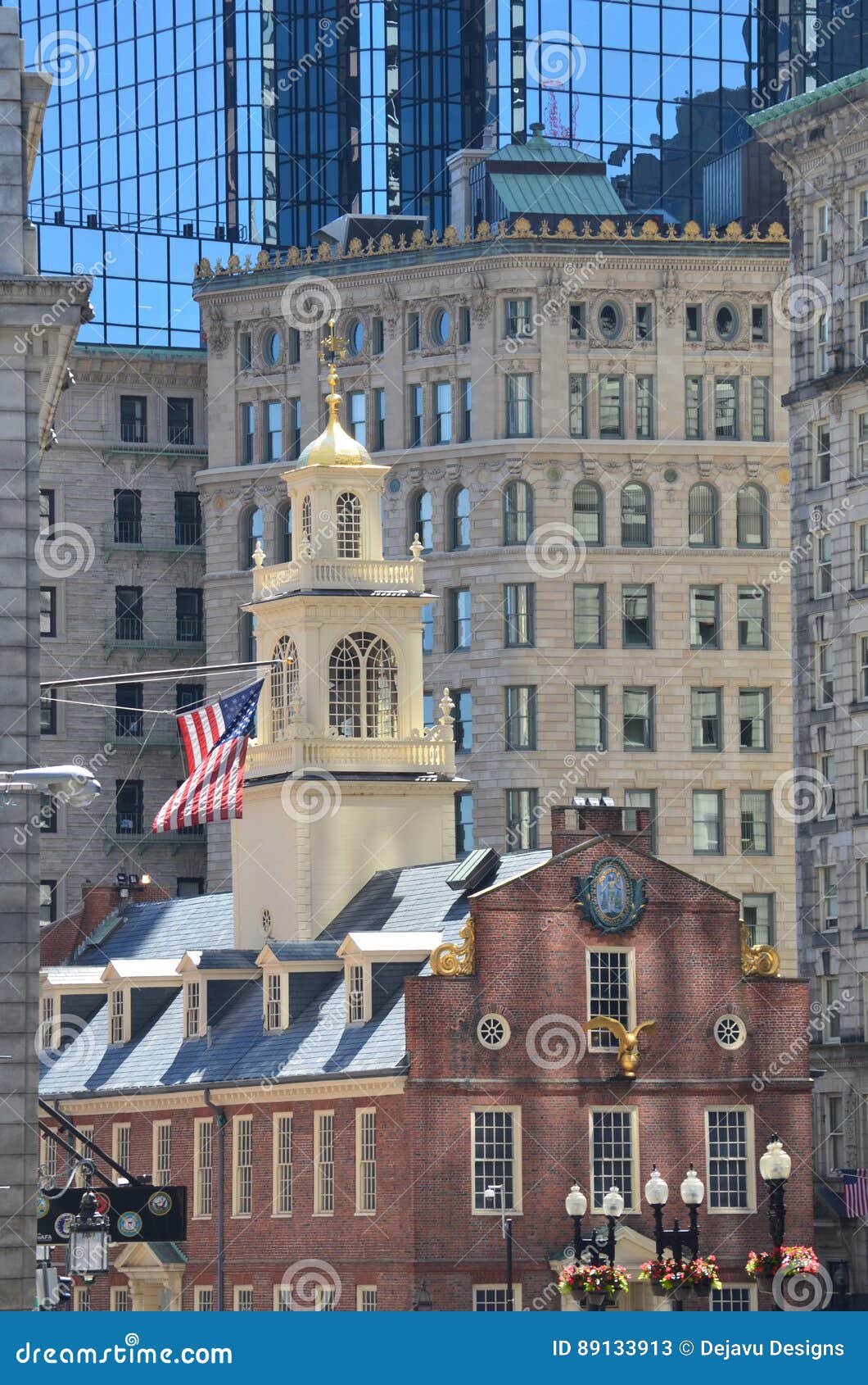 Old State House in the City of Boston in Massachusetts Editorial Stock ...