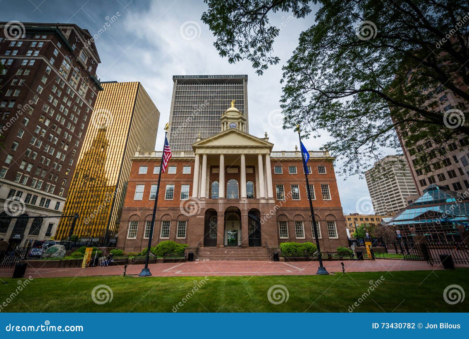 The Old State House, in Downtown Hartford, Connecticut. Editorial ...