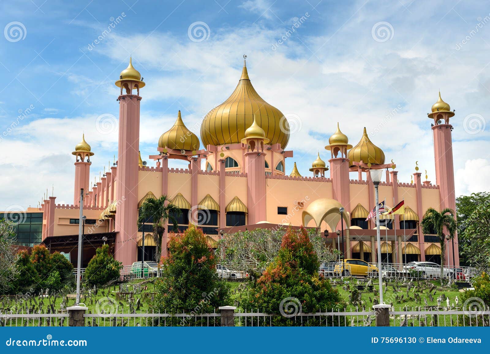 Old State Mosque in Kuching Stock Photo - Image of history ...