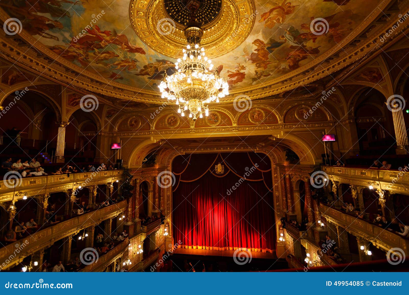 Old State Opera Opera House in Budapest Editorial Image - Image of hall ...