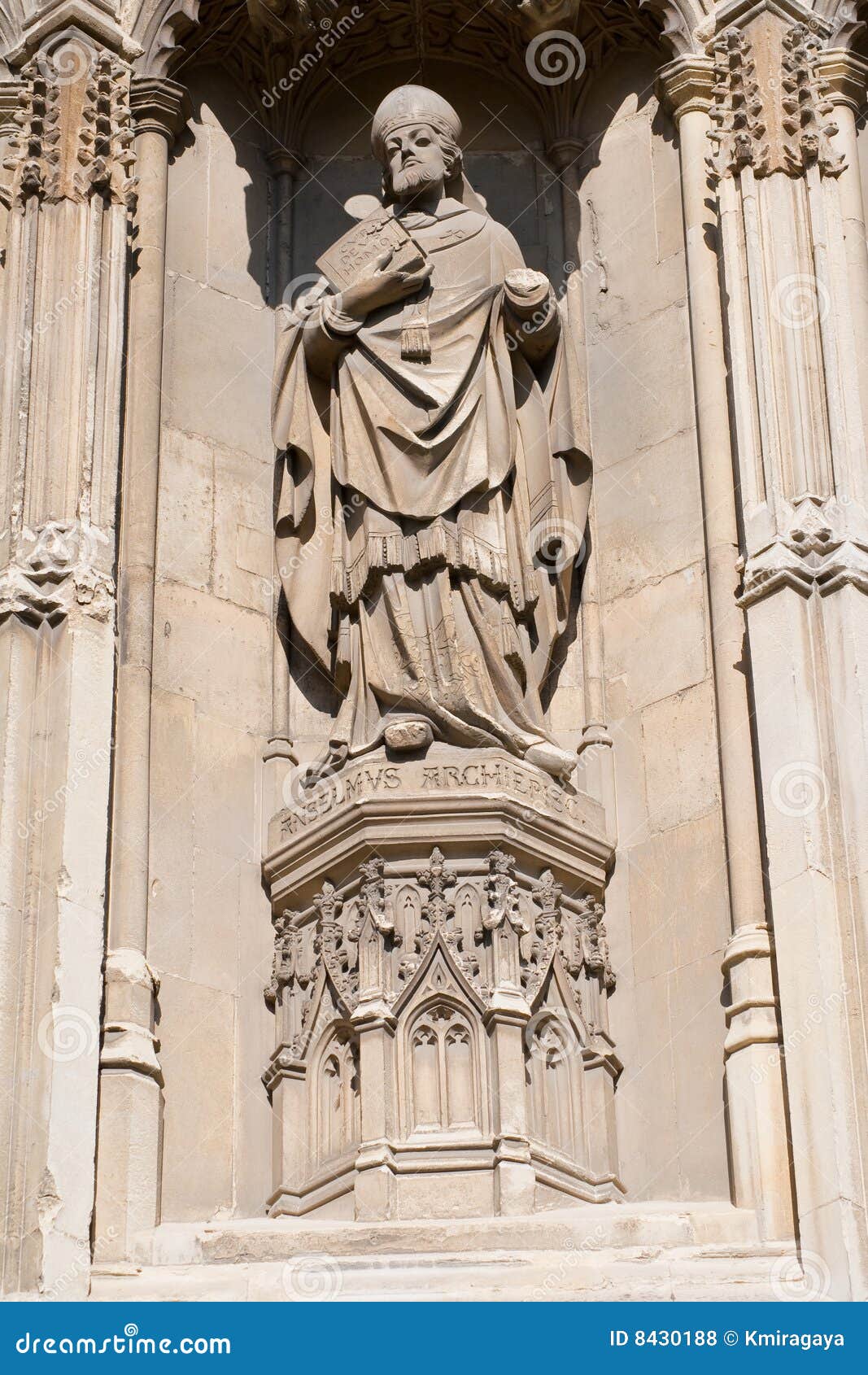 Old Statue of a bishop stock photo. Image of sculpture - 8430188