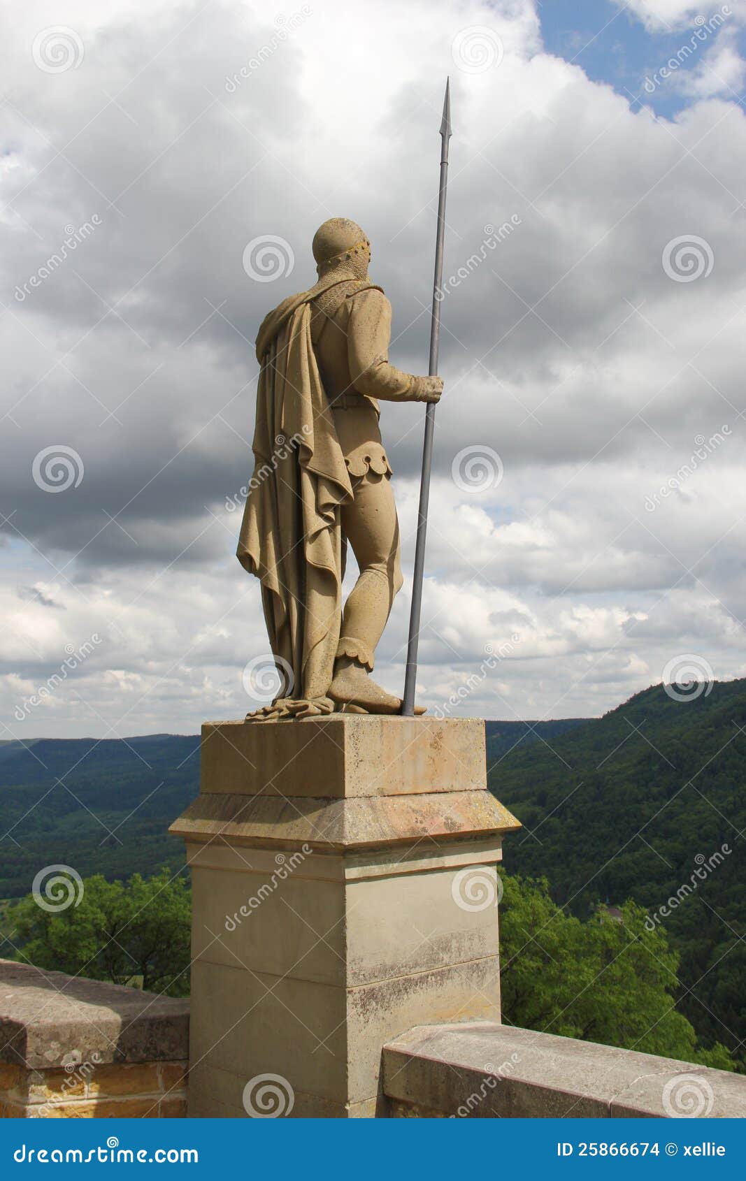 Guardian Of Hohenzollern Castle, The Residence Of The Former Royal ...