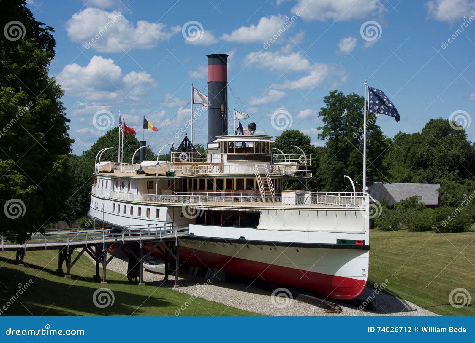 Old Steam Boat Museum editorial photography. Image of steam - 74026712