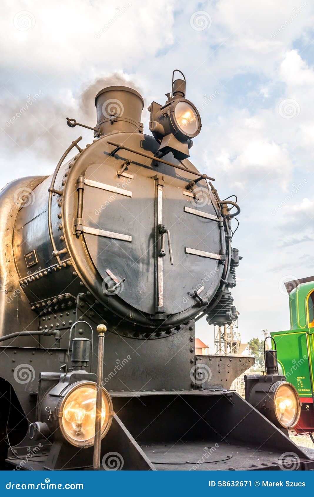 Steam Locomotive Front View