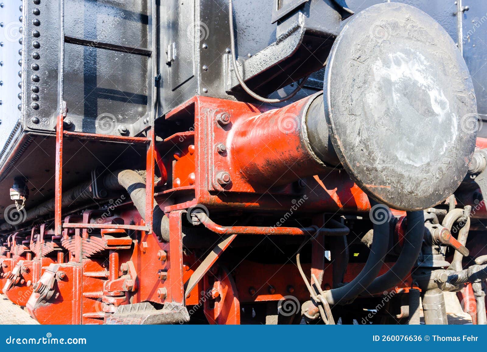 An Old Steam Engine in Germany Stock Photo - Image of locomotive, steel ...