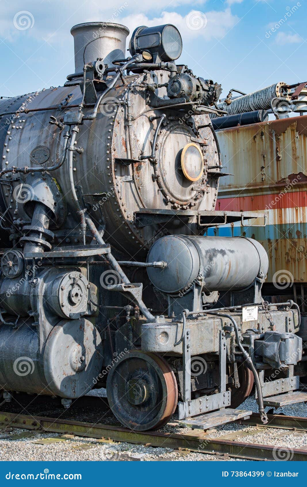 Old Steam Engine Iron Train Detail Close Up Editorial Stock Image ...