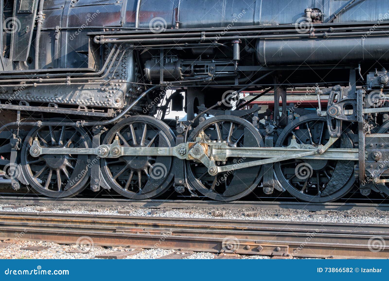 Old Steam Engine Iron Train Detail Close Up Stock Photo - Image of ...