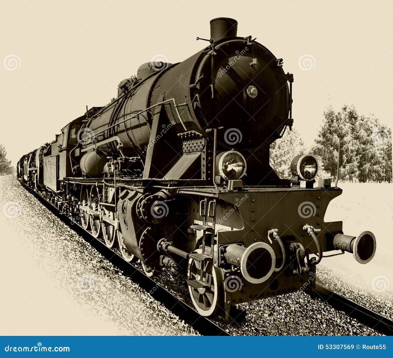 Old Steam Engine Locomotive Royalty-Free Stock Photography ...