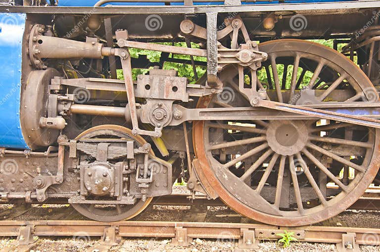 Old steam engine wheels stock image. Image of engine - 20163233