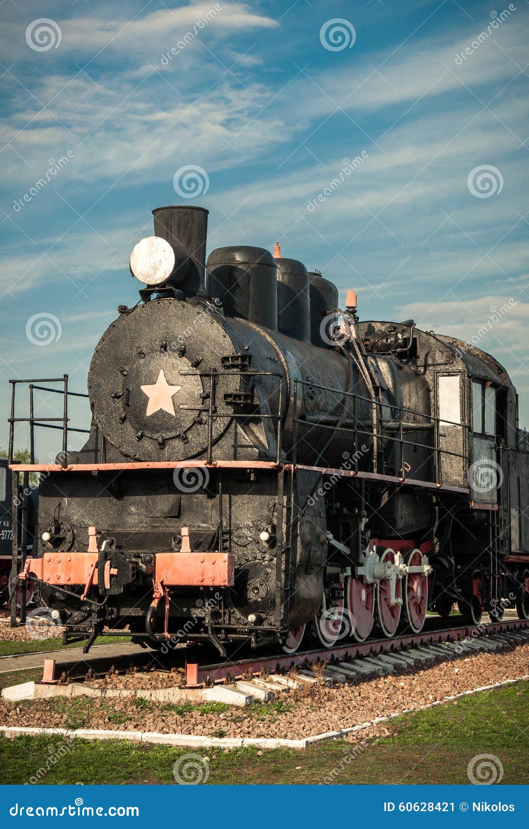 Old steam locomotives stock image. Image of railway, obsolete - 60628421