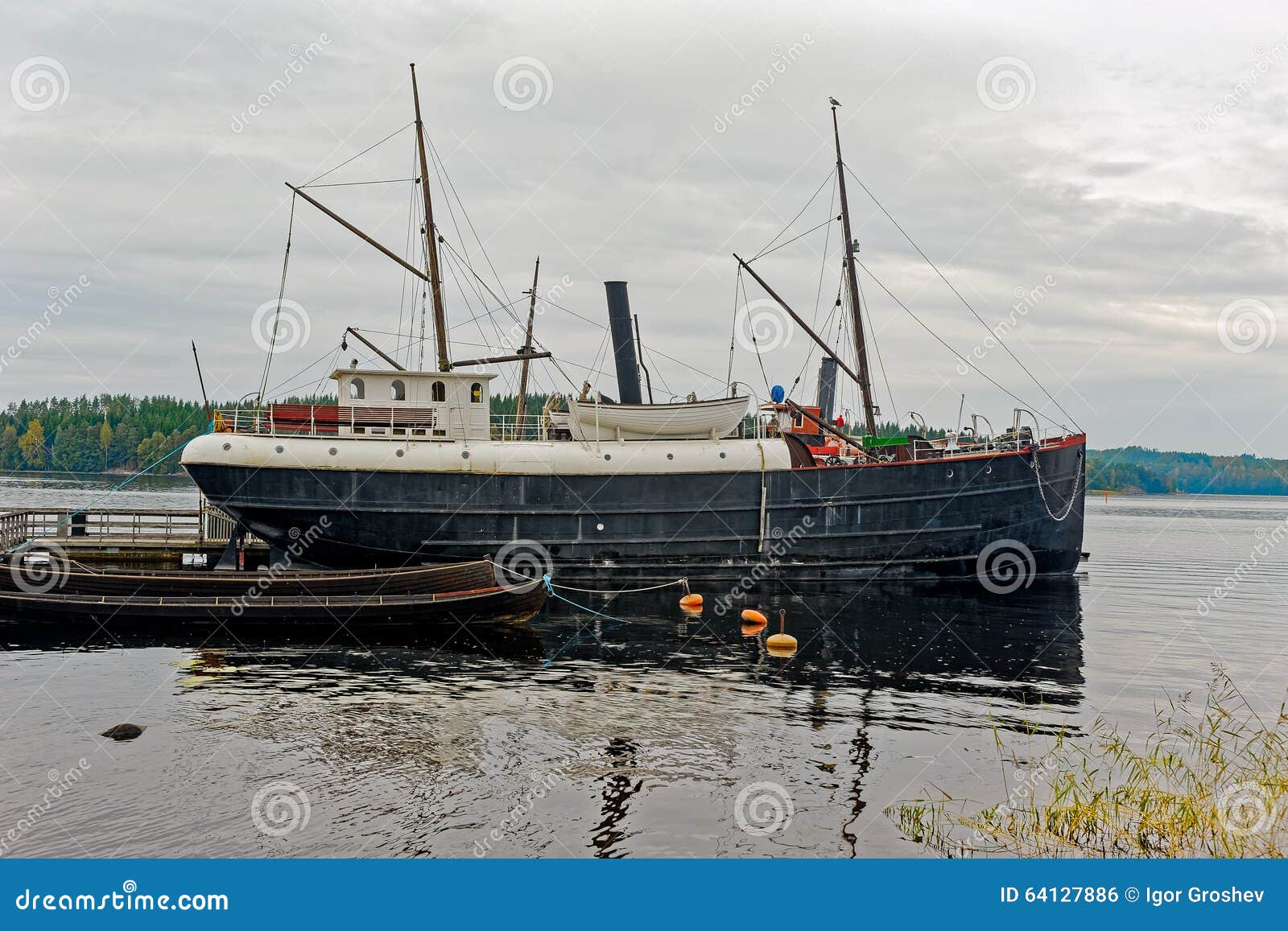 Old steam ship stock photo. Image of scenic, outdoors - 64127886