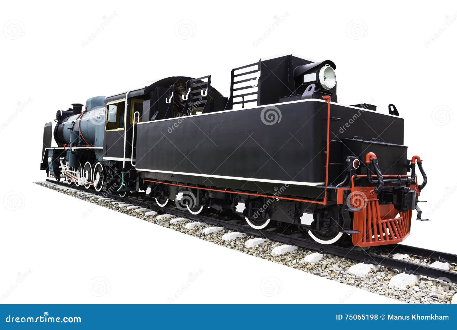 Old steam train stock photo. Image of steel, industry - 75065198