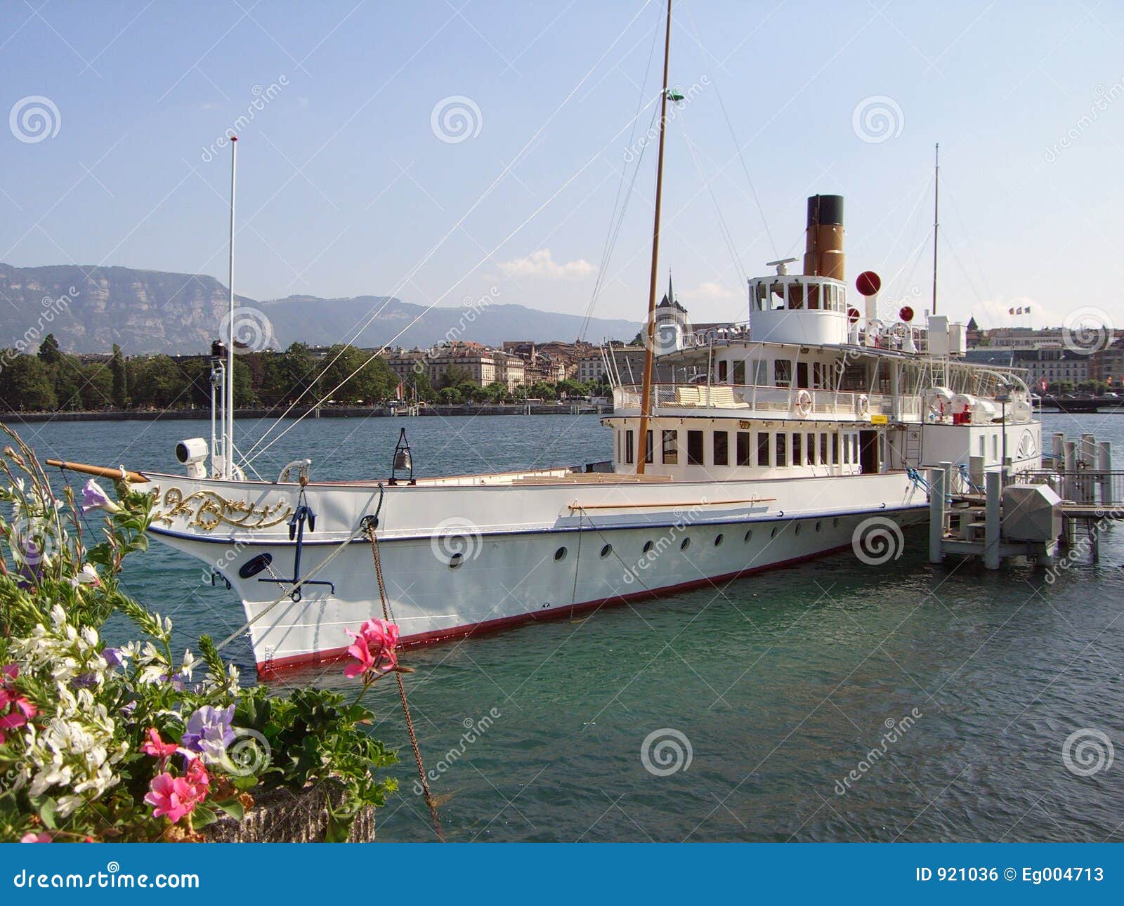 Old Steamboat stock photo. Image of county, geneva, river - 921036