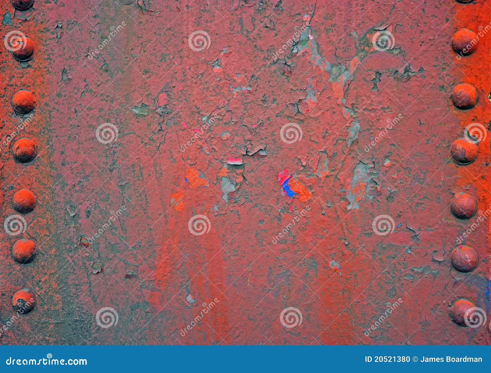 Old steel beam with rivets stock photo. Image of paint - 20521380