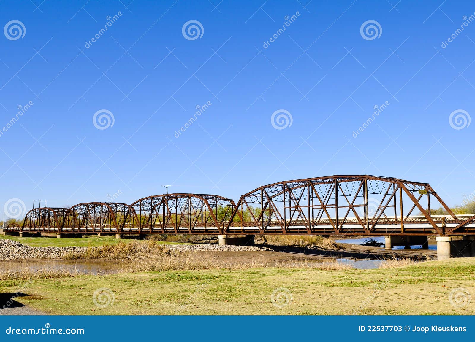 Old steel bridge stock image. Image of american, engineering - 22537703