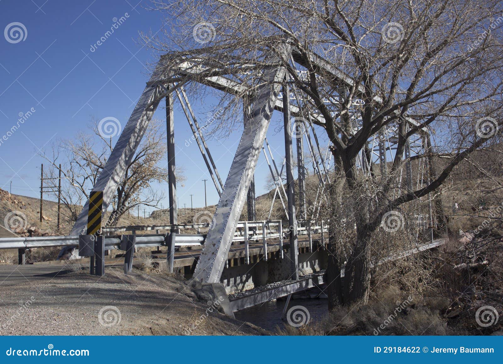 An old steel bridge stock photo. Image of vintage, river - 29184622