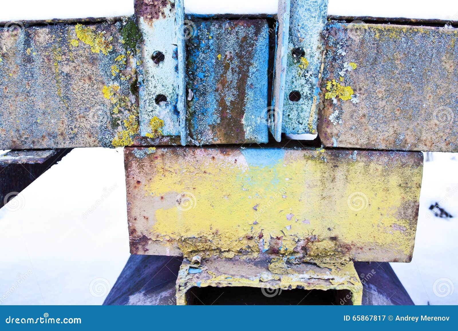 Old steel construction stock image. Image of construction - 65867817