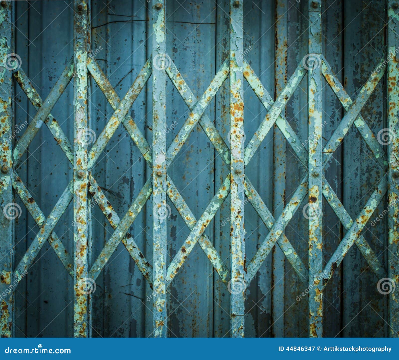 Old steel door stock image. Image of entrance, store - 44846347