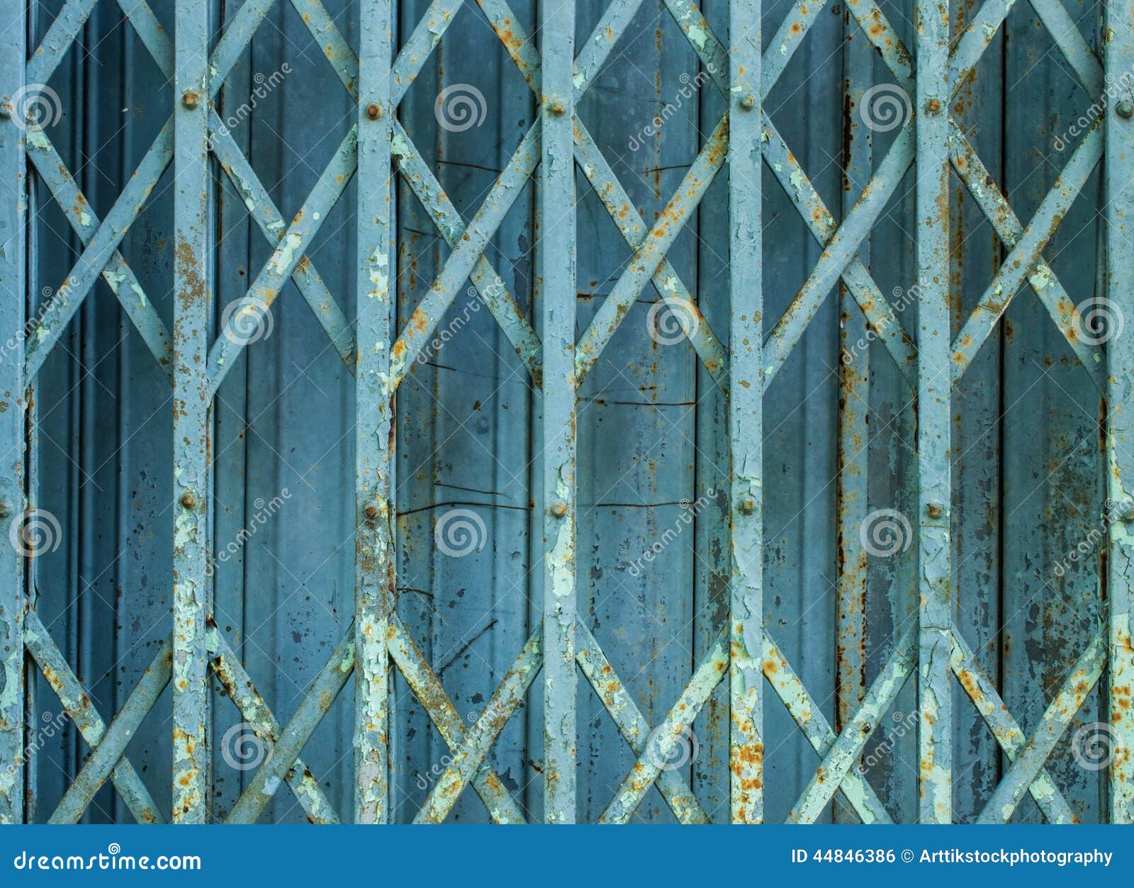 Old steel door stock photo. Image of decoration, shop - 44846386