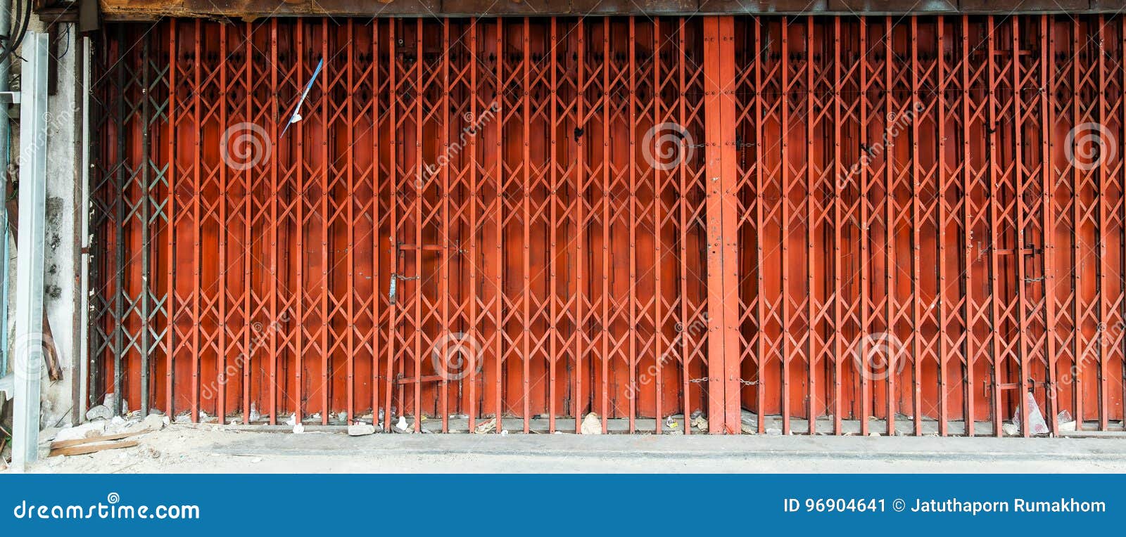 Old steel door. stock image. Image of decay, stain, steel - 96904641