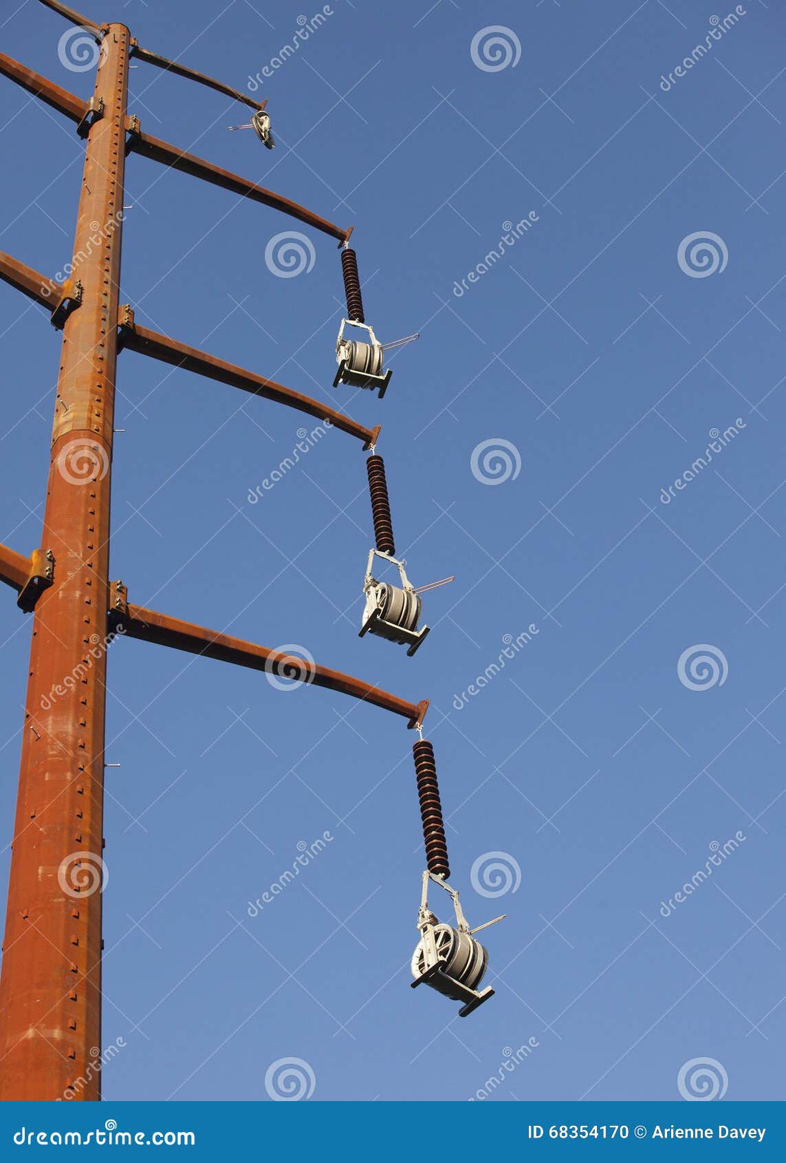 Old Steel Electrical Pylons Stock Photo - Image of electrical ...