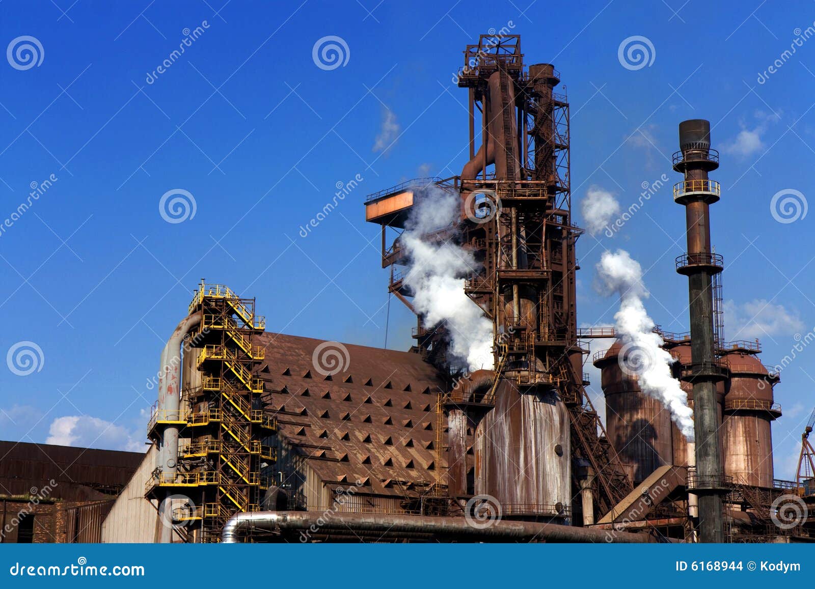 Old steel factory stock photo. Image of electrical, corporation - 6168944