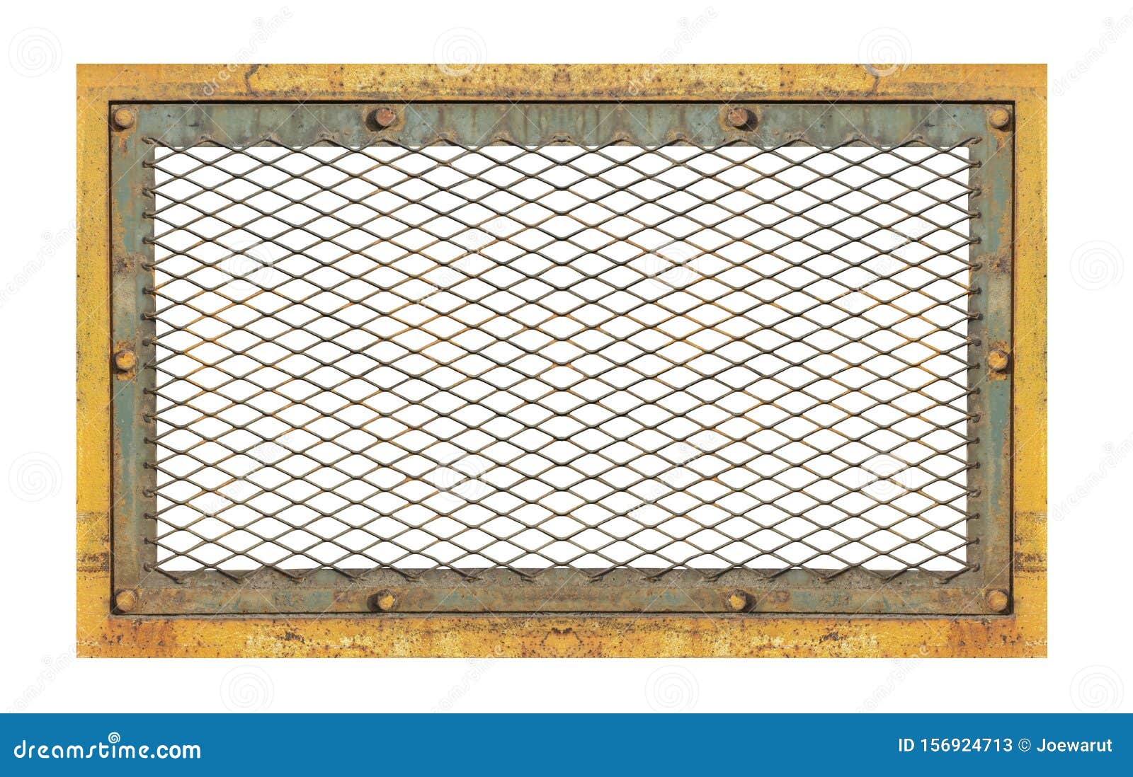 Old steel grating stock image. Image of metal ...