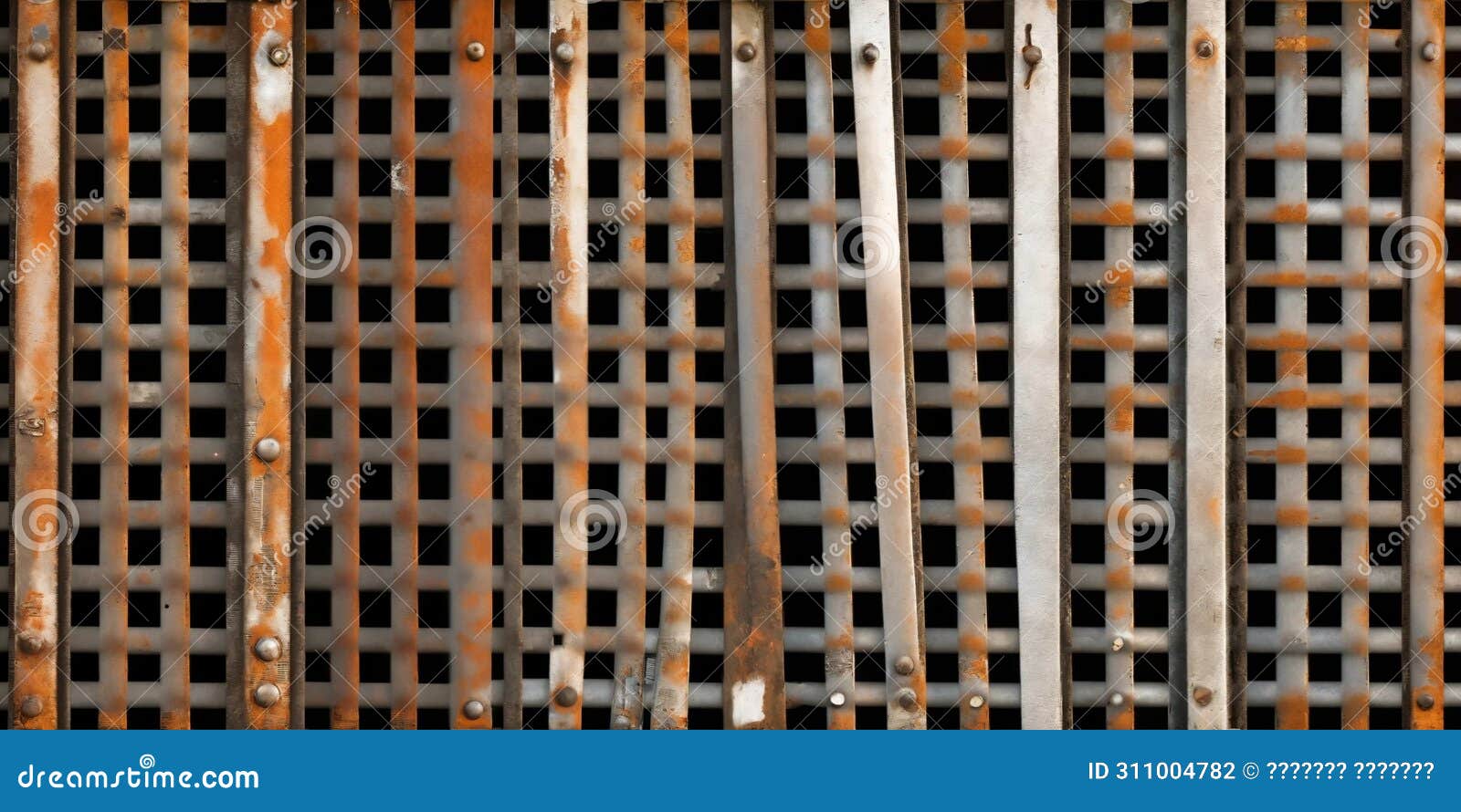 Old Steel Grating Texture Background Stock Illustration - Illustration ...