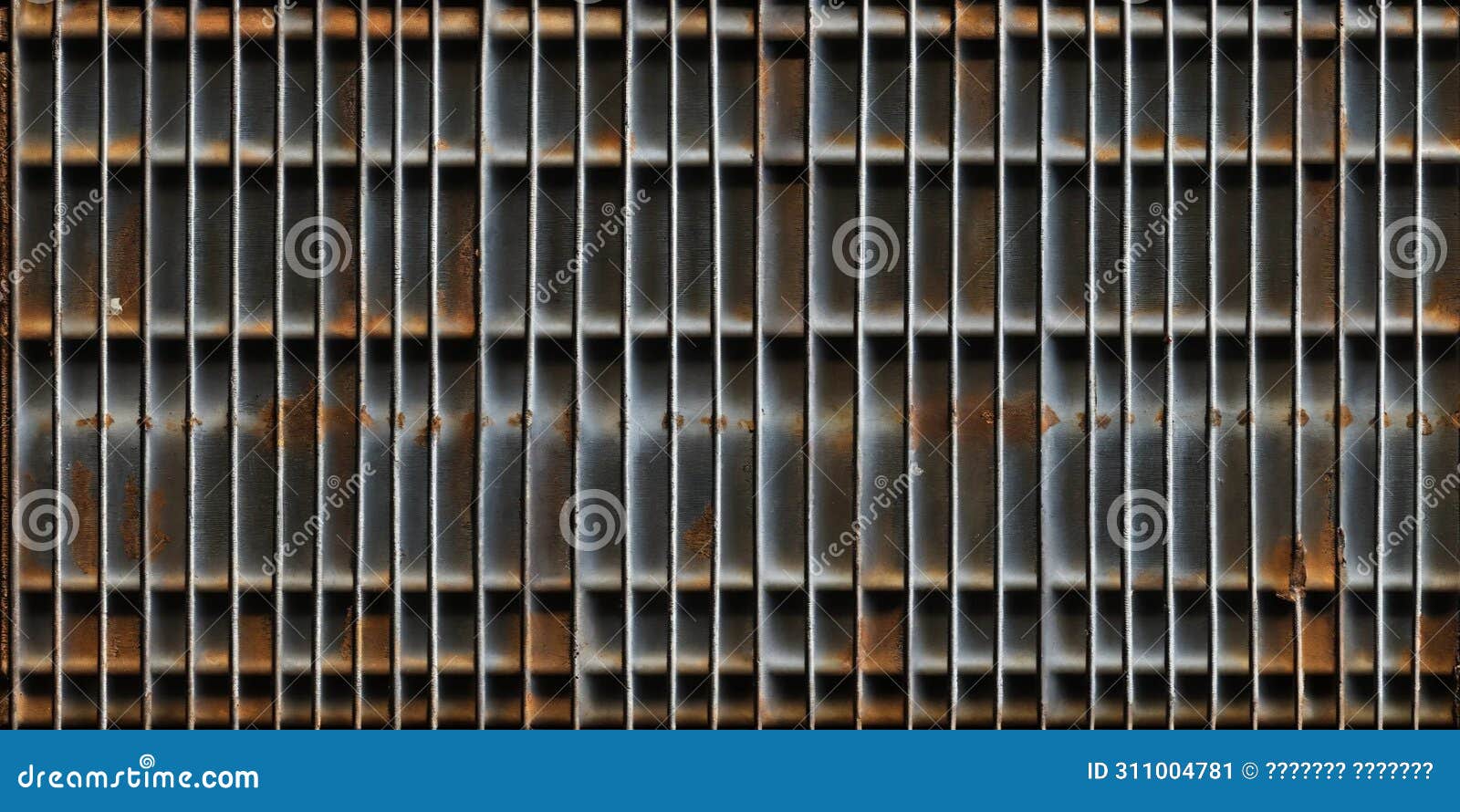 Old Steel Grating Texture Background Stock Illustration - Illustration ...