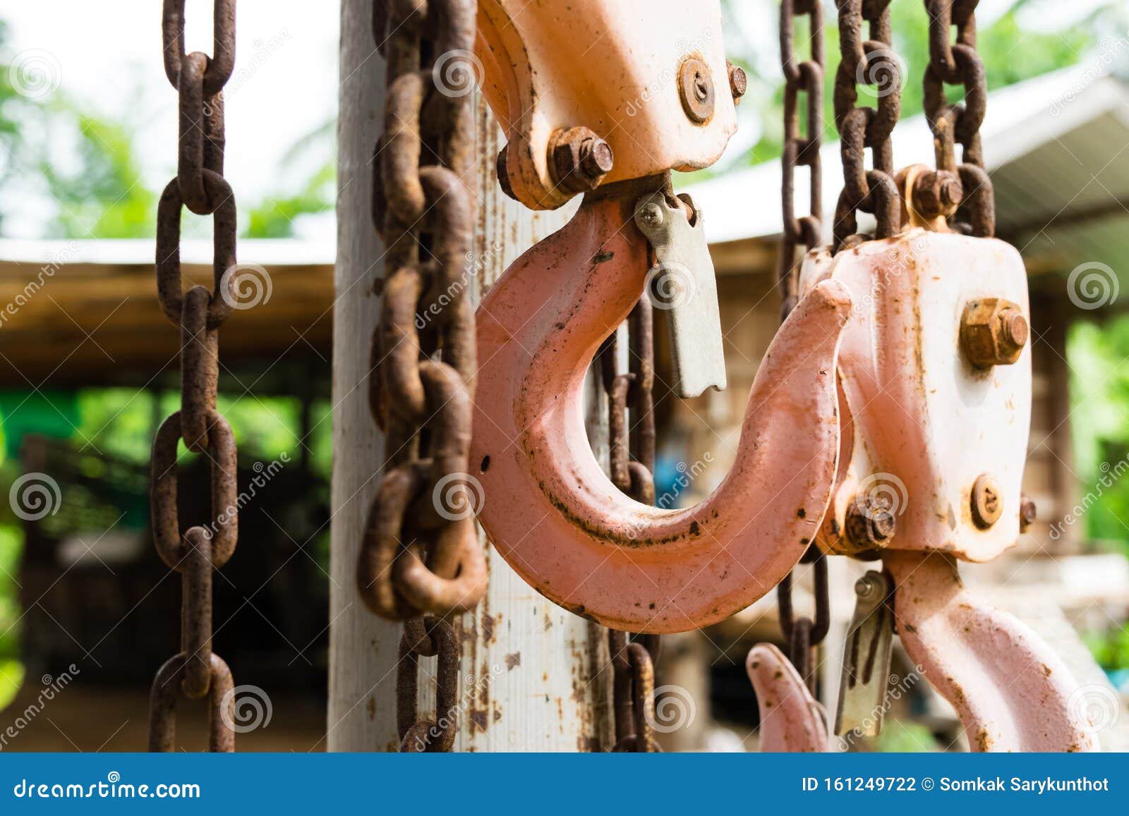 Old Steel Hook with Hanging Chain Suspended Stock Photo - Image of ... Old Steel Hook with Hanging Chain Suspended Stock Photo - Image of ...