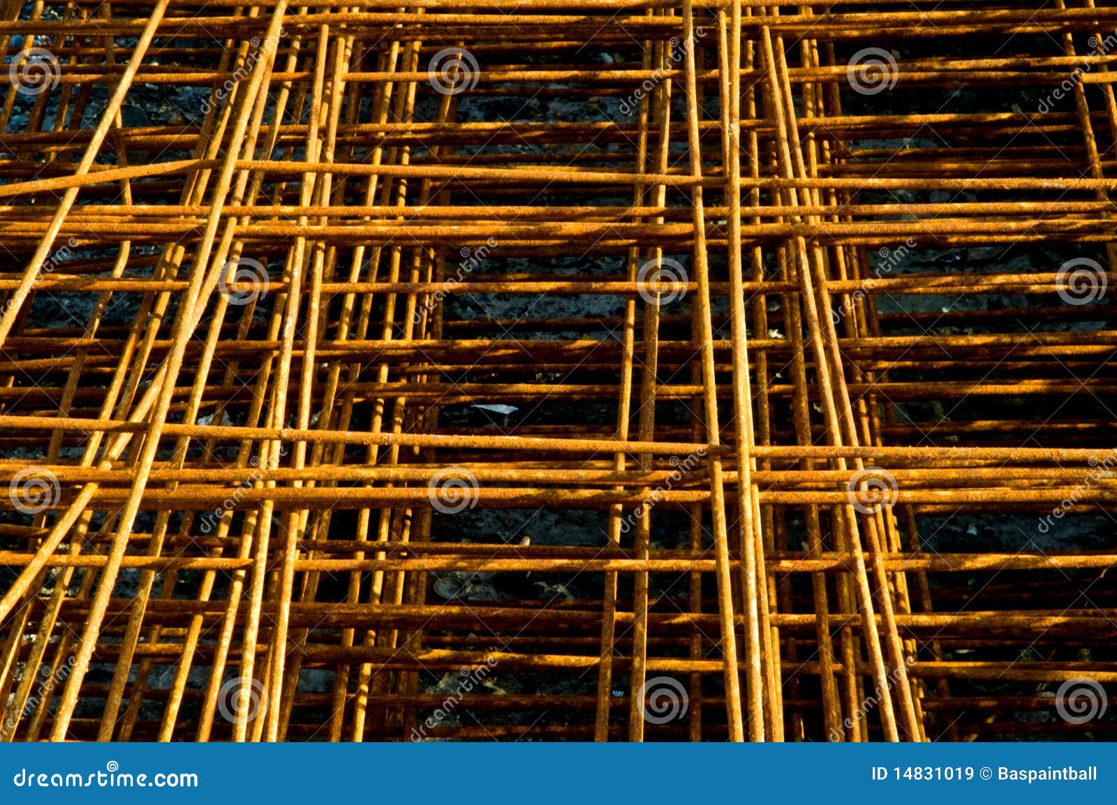 Old steel rod stock image. Image of grid, build, fence - 14831019