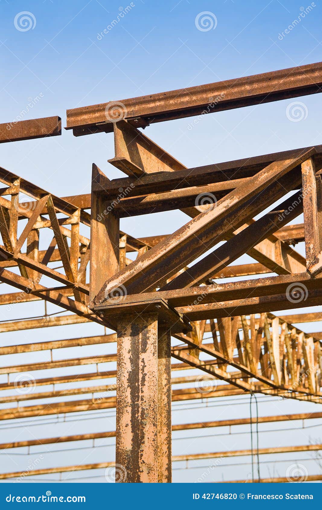 Old steel structure stock photo. Image of nineteenth - 42746820