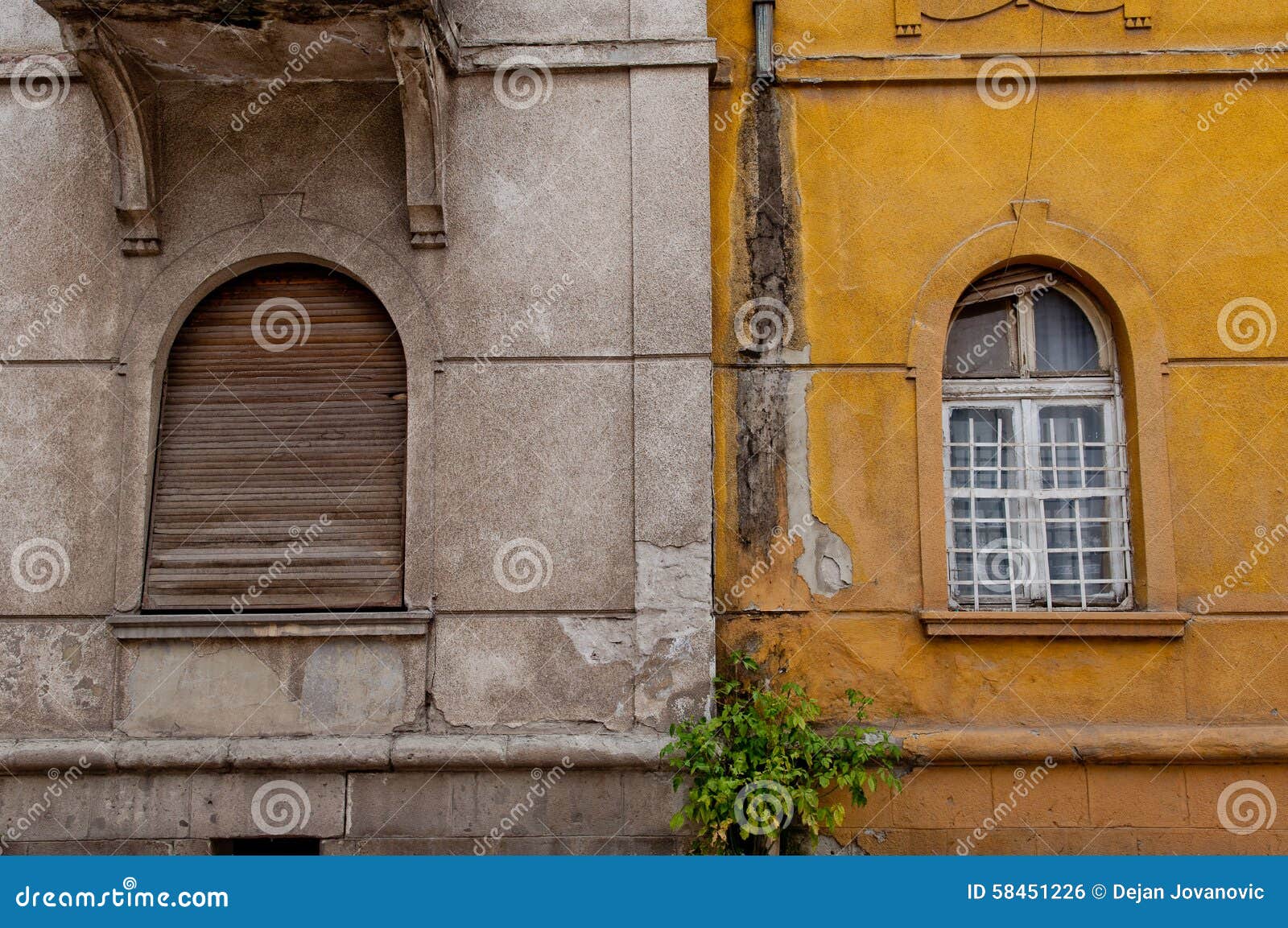 Old stile windows stock photo. Image of stile, facade - 58451226